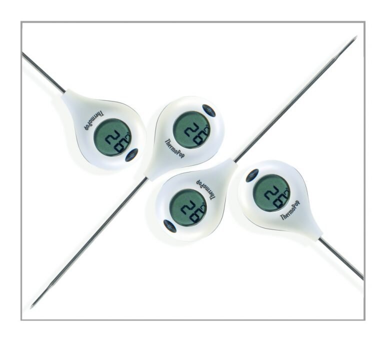 New - ThermoPop® thermometer with 360° rotating display - Eat. Drink. Sleep