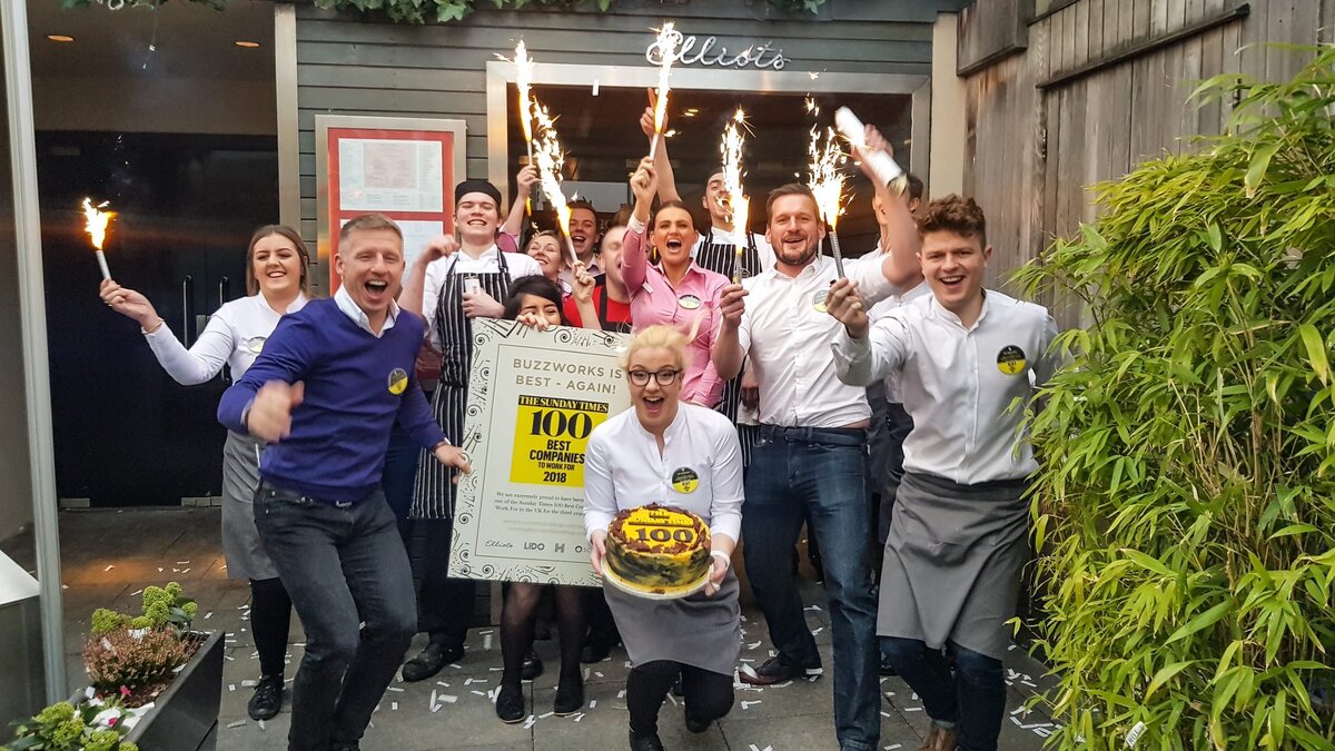 THREE YEAR SWEEP FOR BUZZWORKS AS IT JOINS THE BEST UK COMPANIES TO ...