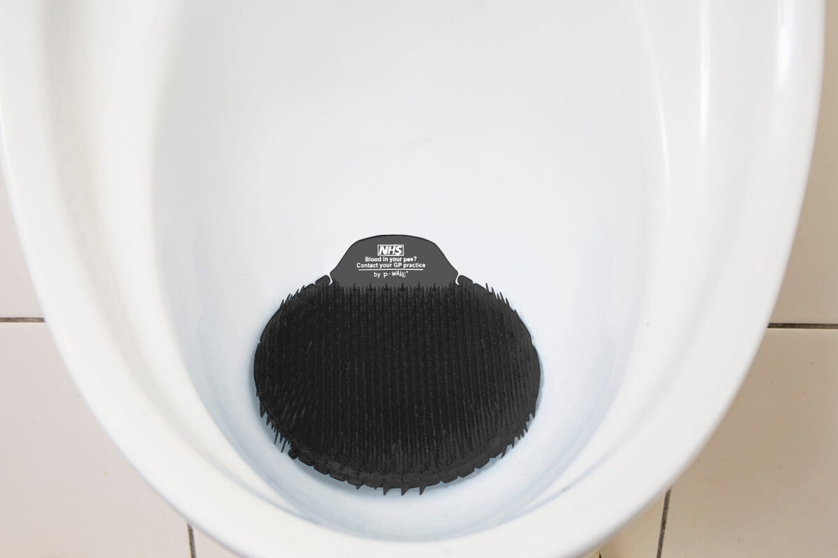 P-Wave launches limited edition Midnight Coast Slant6 urinal screen for ...
